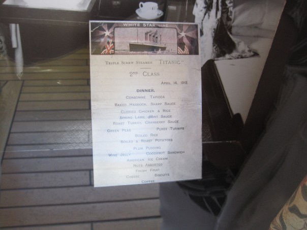 Menus from the Titanic (First, Second and Third Class) | Cooking with ...